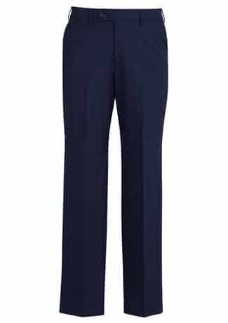 Biz Corporates Mens Wool Stretch Adjustable Waist Pants 74014 Uniforms