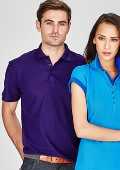 Biz Collection Crew Mens Pique Polo P400MS Uniforms