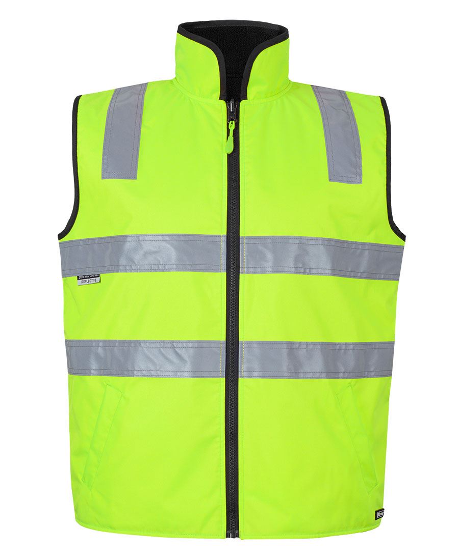 JB's Hi Vis 4602.1 (D+N) Reversible Vest 6D4RV Uniforms